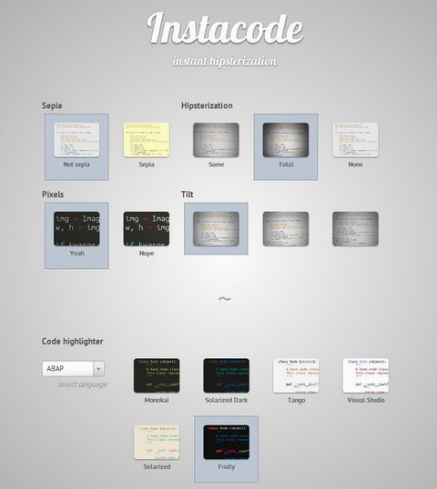Instagramのコード版!? 「Instacode」でコードがカッコよくなるぞ | ねとらぼ