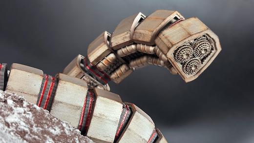 全長100センチ超え！ 「AC6」巨大ボス・アイスワームのフィギュアを自作した猛者が現れる（2/2） | ねとらぼ：2ページ目